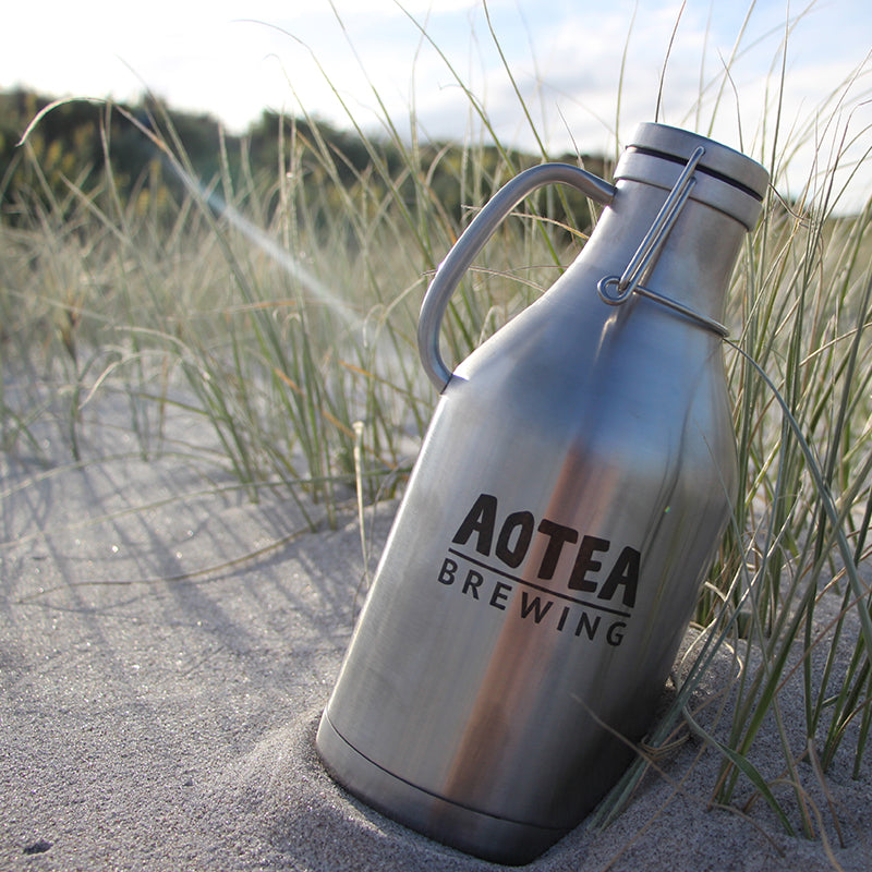 1.89L Stainless Steel Double Walled Flagon – Aotea Brewing